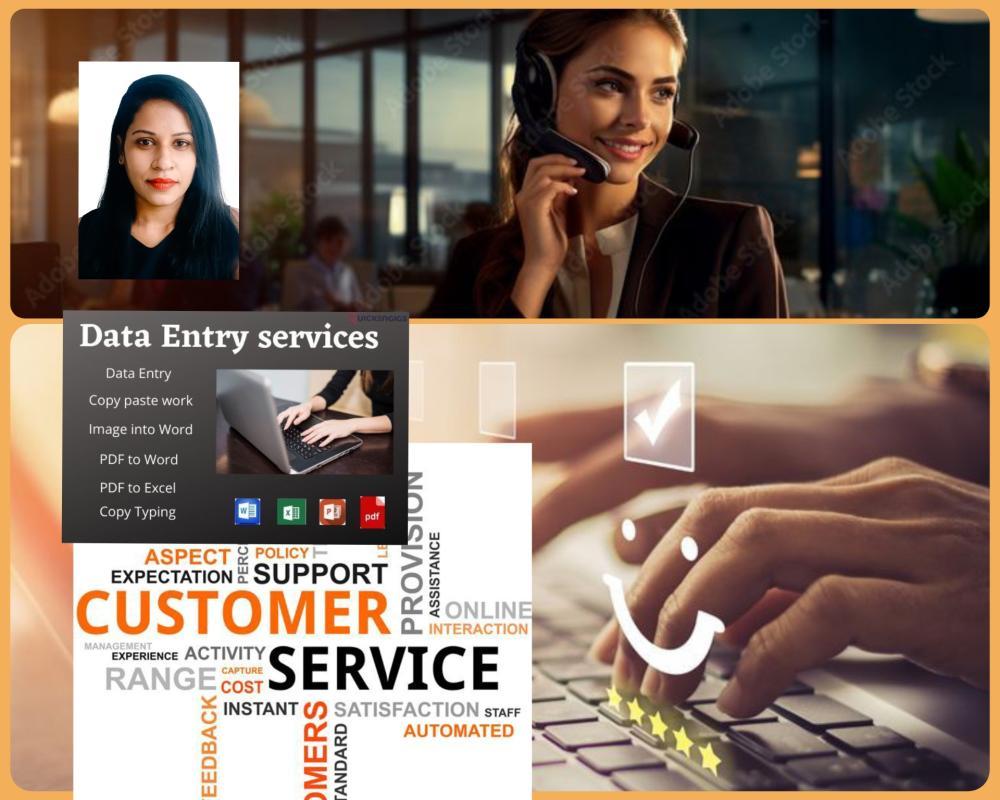 Quality and Confidentially Data entry, Documentation, Customer service, Hand writing
